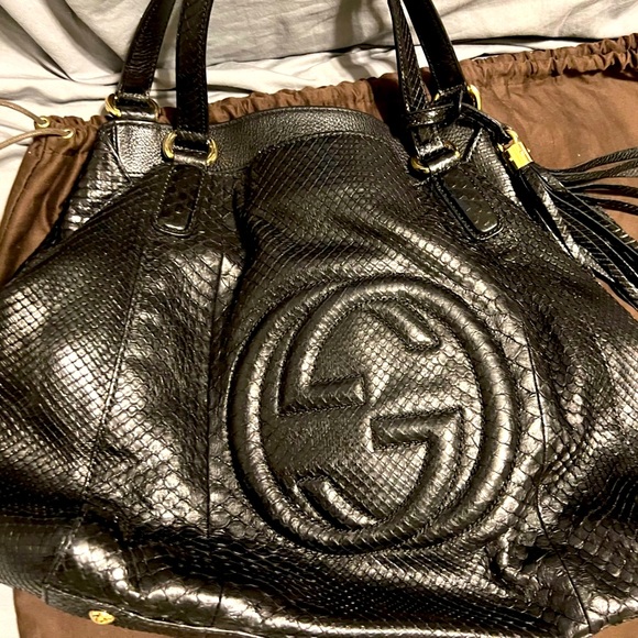 Gucci | Bags | Authentic Gucci Python Hobo Handbag | Poshmark